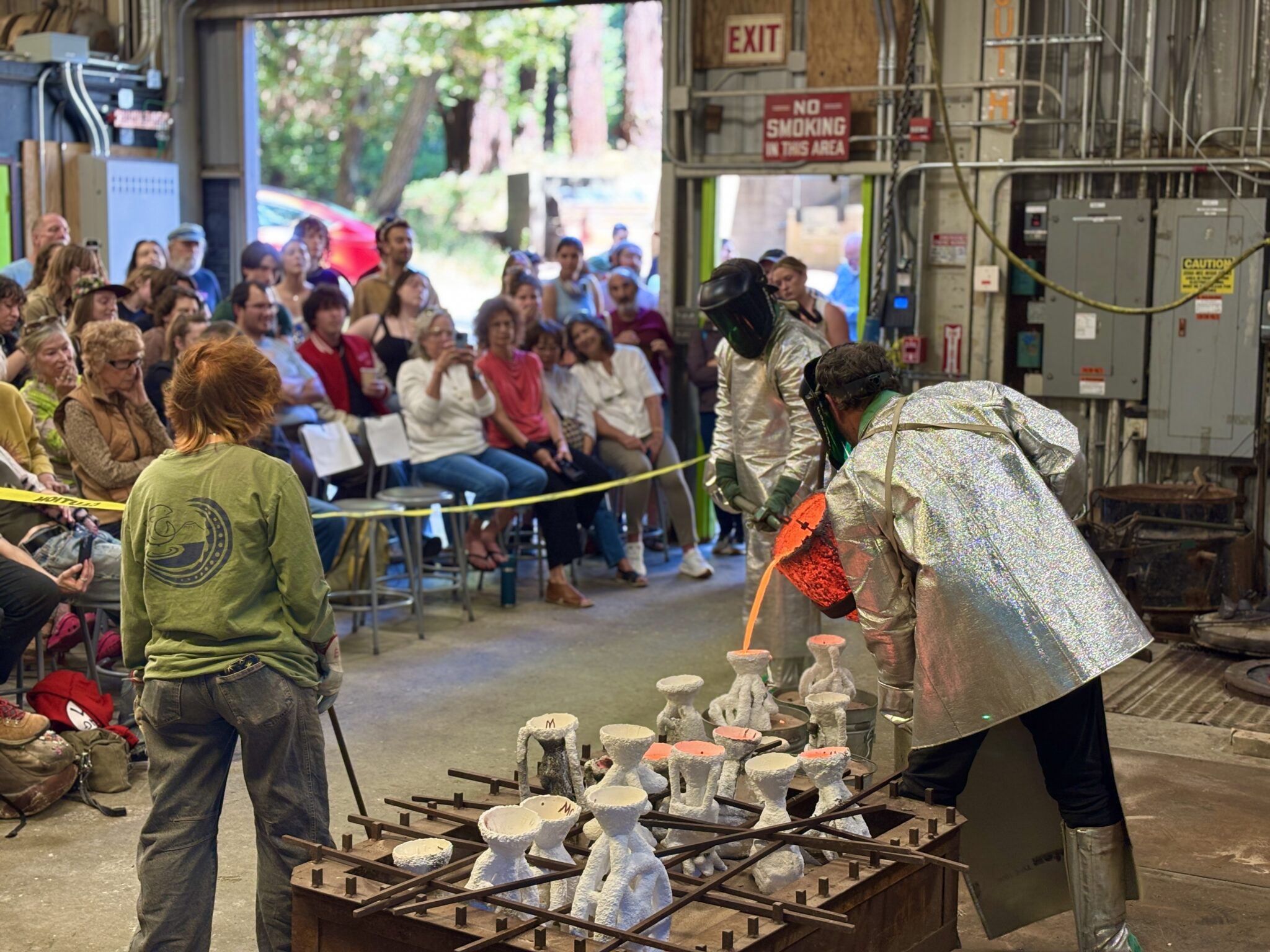 UC Santa Cruz foundry marks 50 years with bronze pour and celebration ...